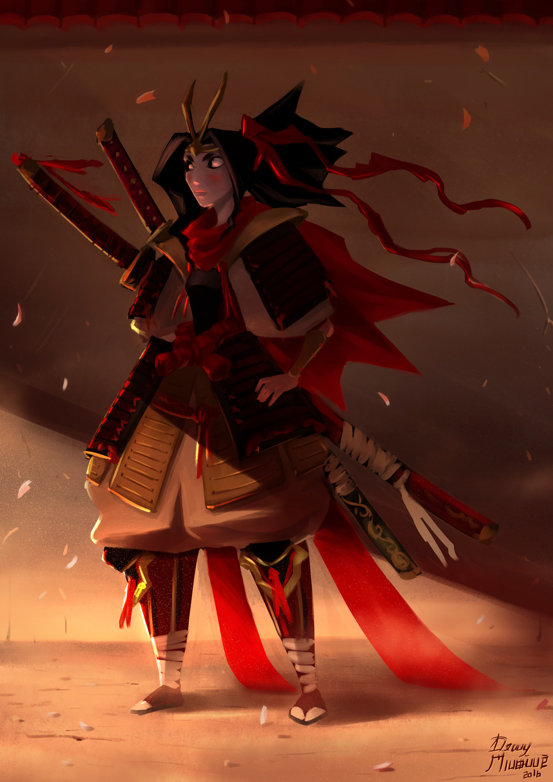 ArtStation - young Samurai