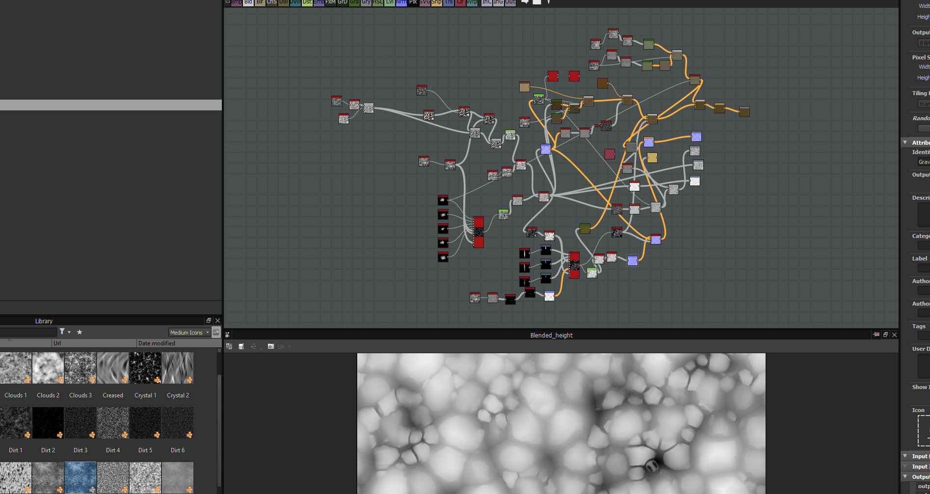 Hugo Beyer - Stylized gravel floor - Substance Designer