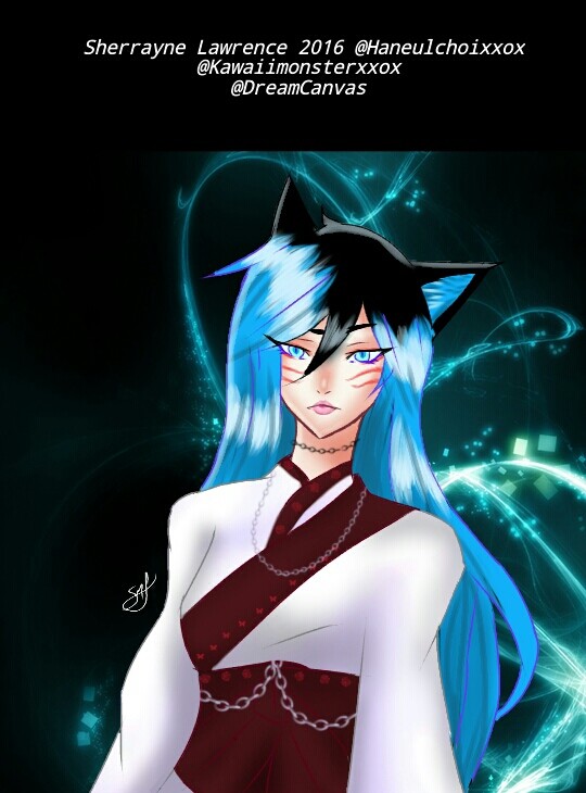 ArtStation - Blue Kitsune