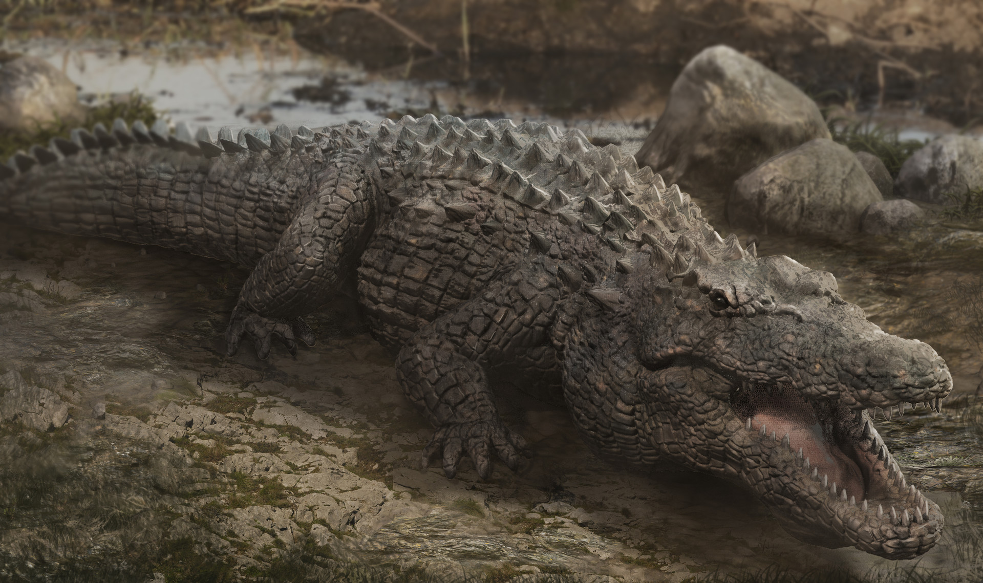 ArtStation - crocodile, Sato Takahara