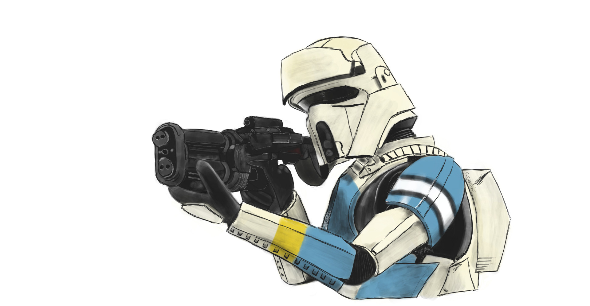 ArtStation - Rogue One: Shore Trooper