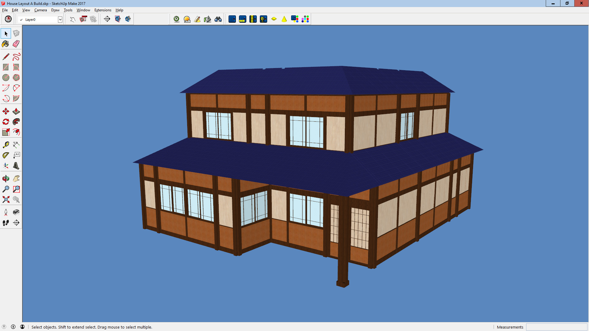 how to draw japanese buildings
