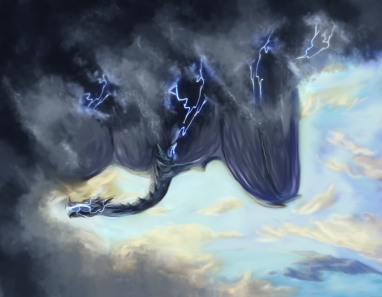 ArtStation - Storm Dragon