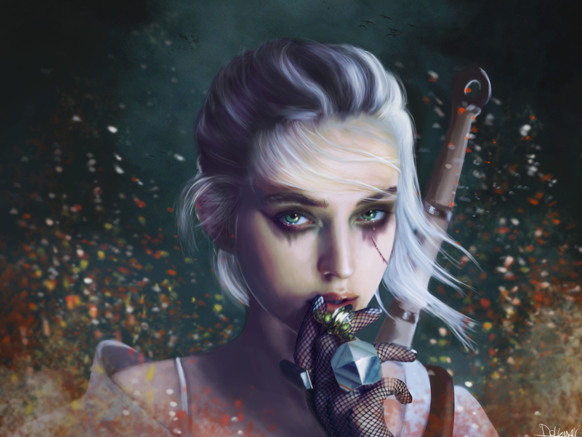 ArtStation - The Witcher Portrait