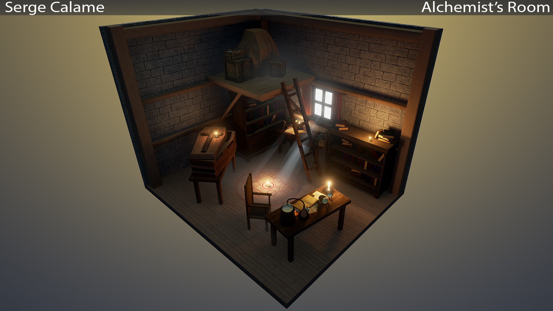 ArtStation - Alchemist's Room