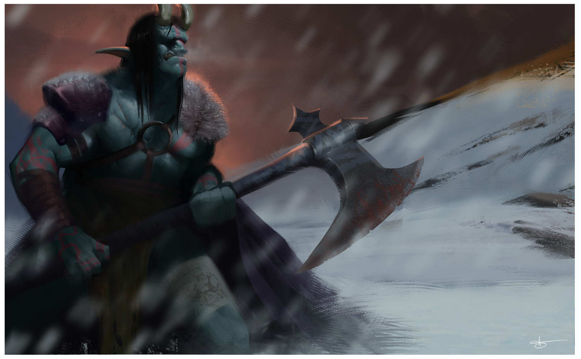 ArtStation - Orc Leader