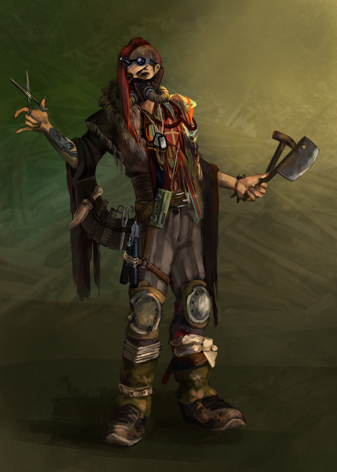 ArtStation - Post apocalyptic barber