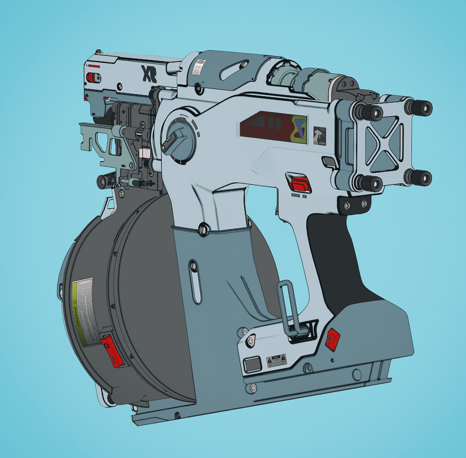 Electric Screwdriver Gun by Vitaliy Ishkov : r/ImaginaryTechnology