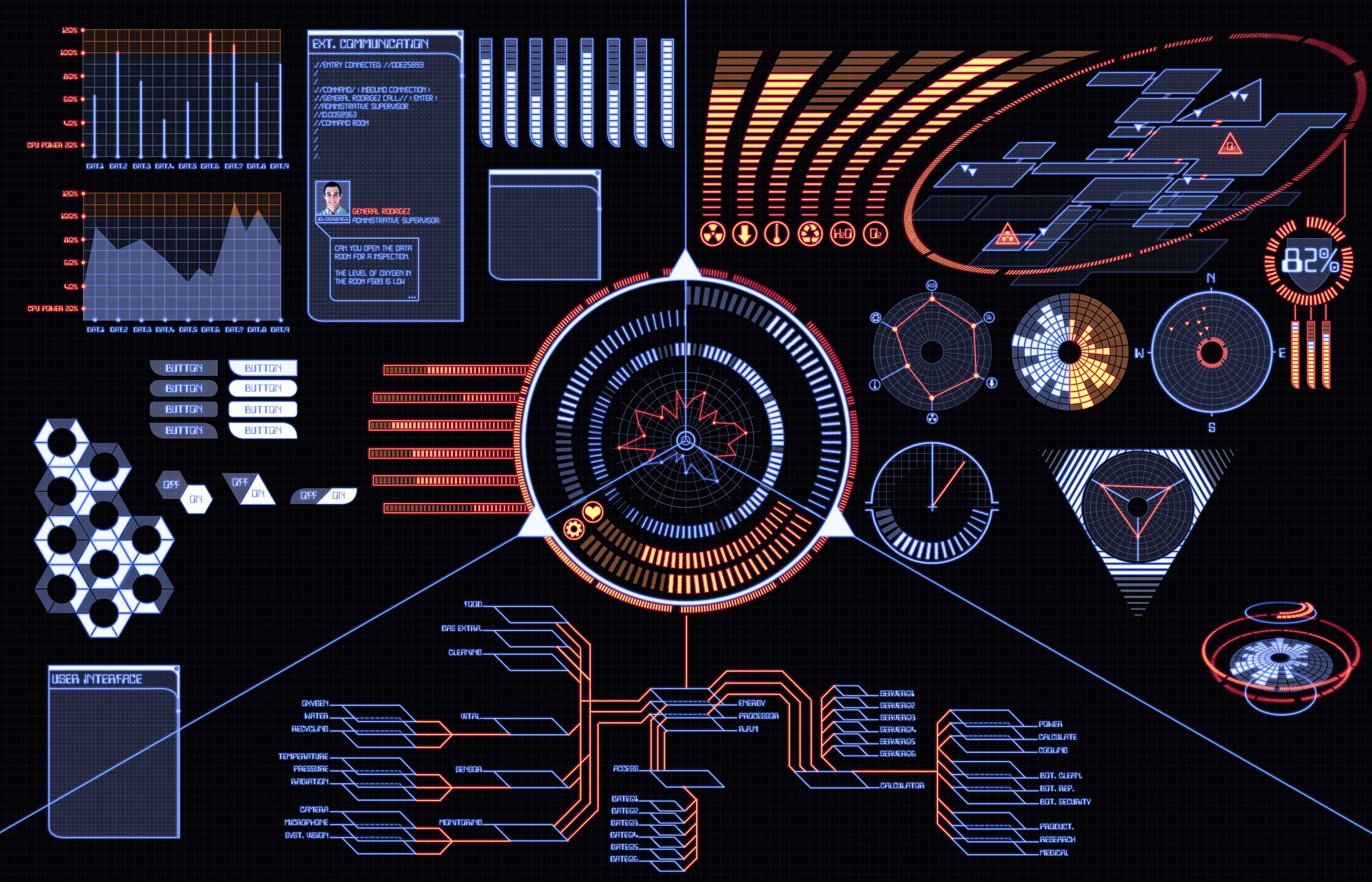 ArtStation - Sci-fi concept UI
