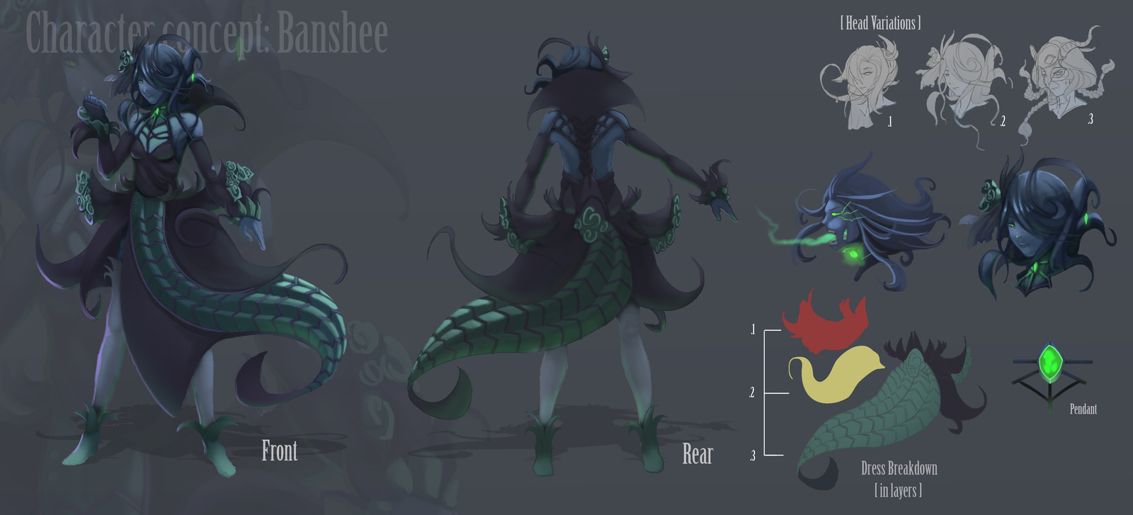 Justin Lee - 3 Character layout