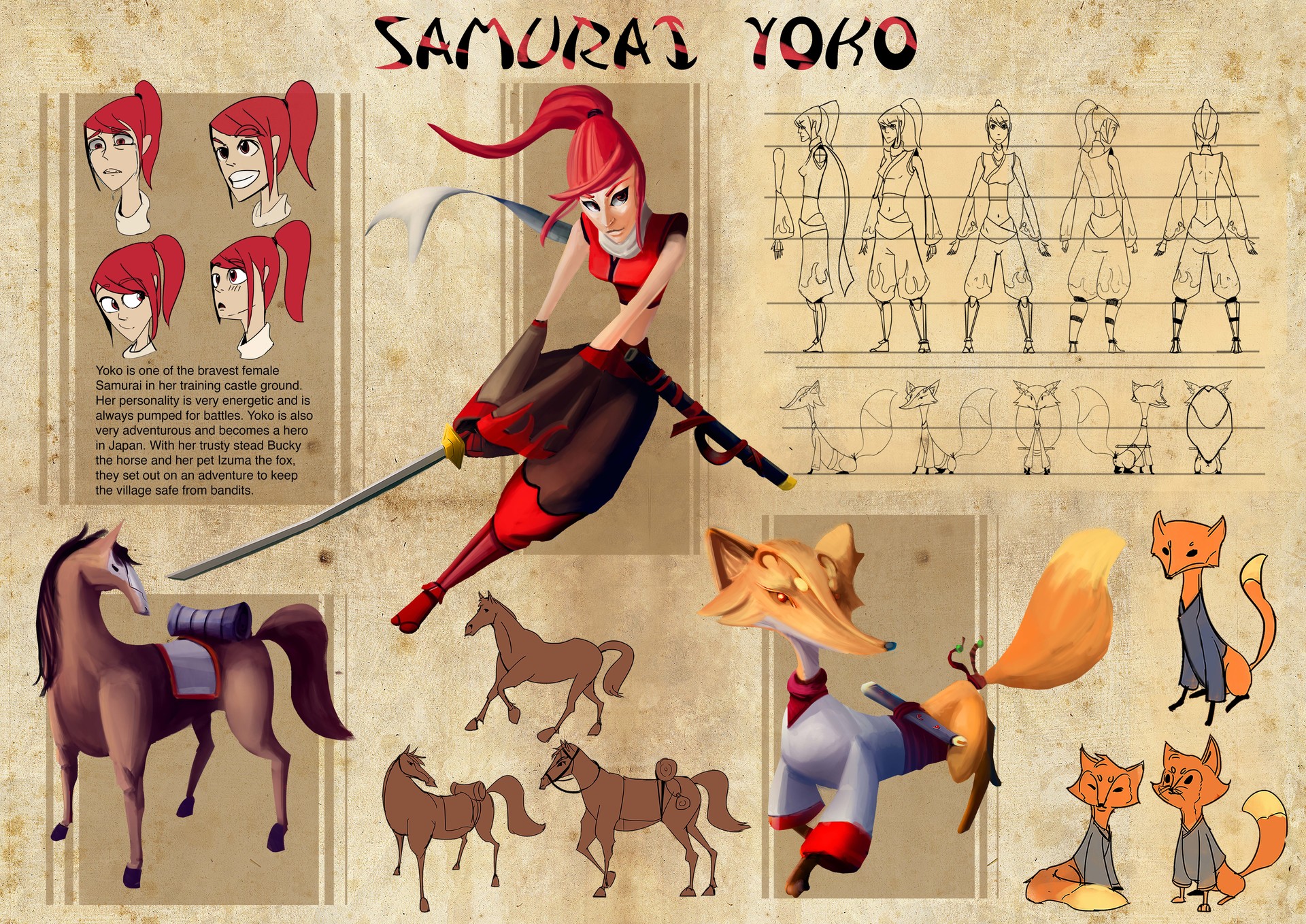 ArtStation - Samurai Yoko