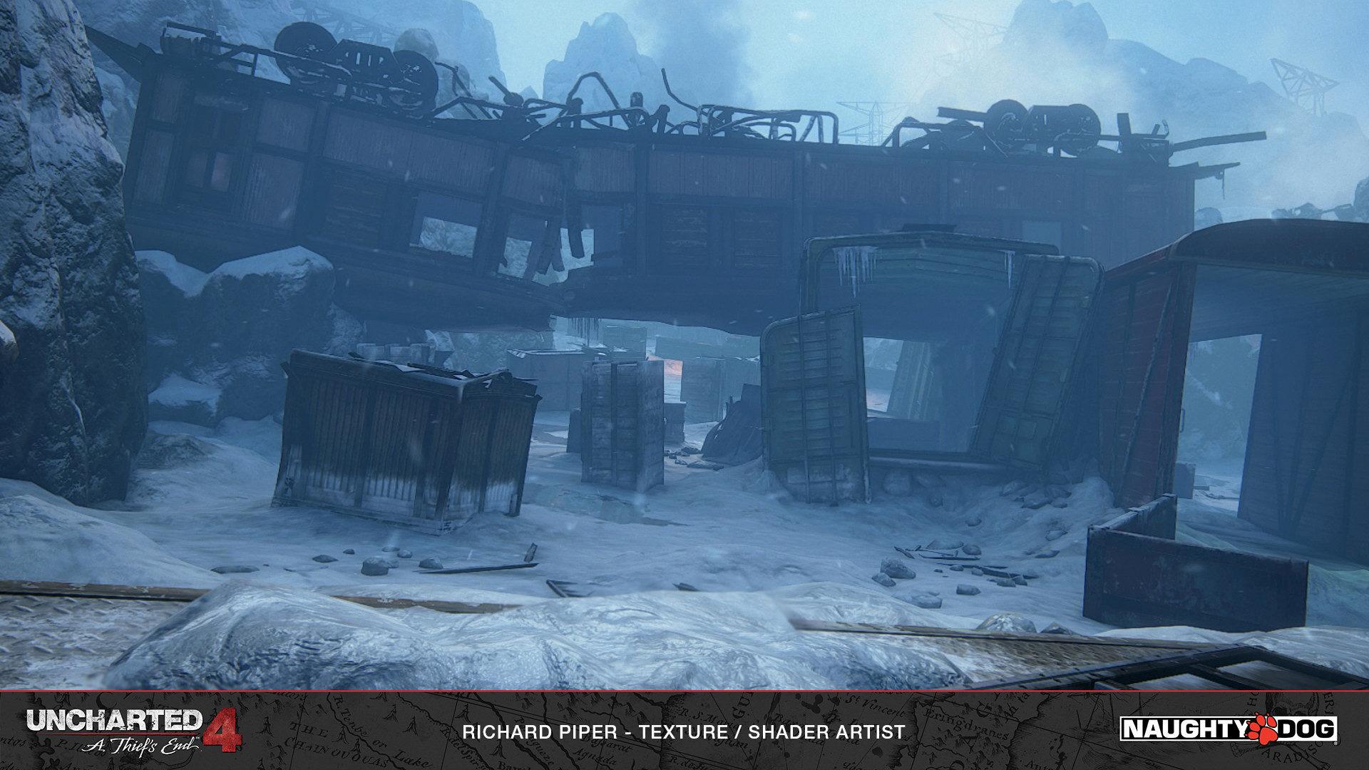 Richard Piper - Uncharted 4 - Multiplayer Level - Train Wreck