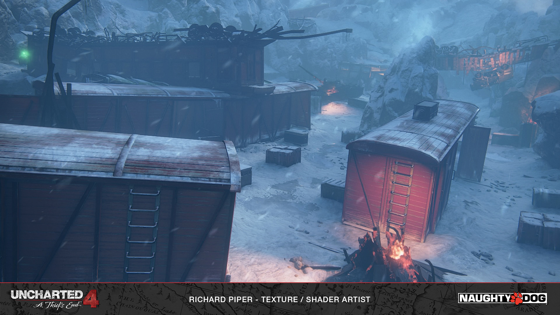 Richard Piper - Uncharted 4 - Multiplayer Level - Train Wreck