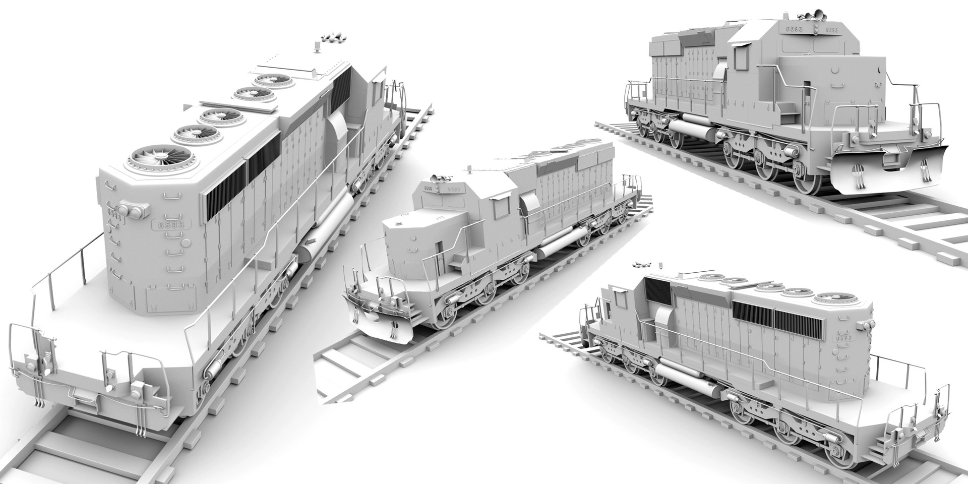 ArtStation - Rail engine