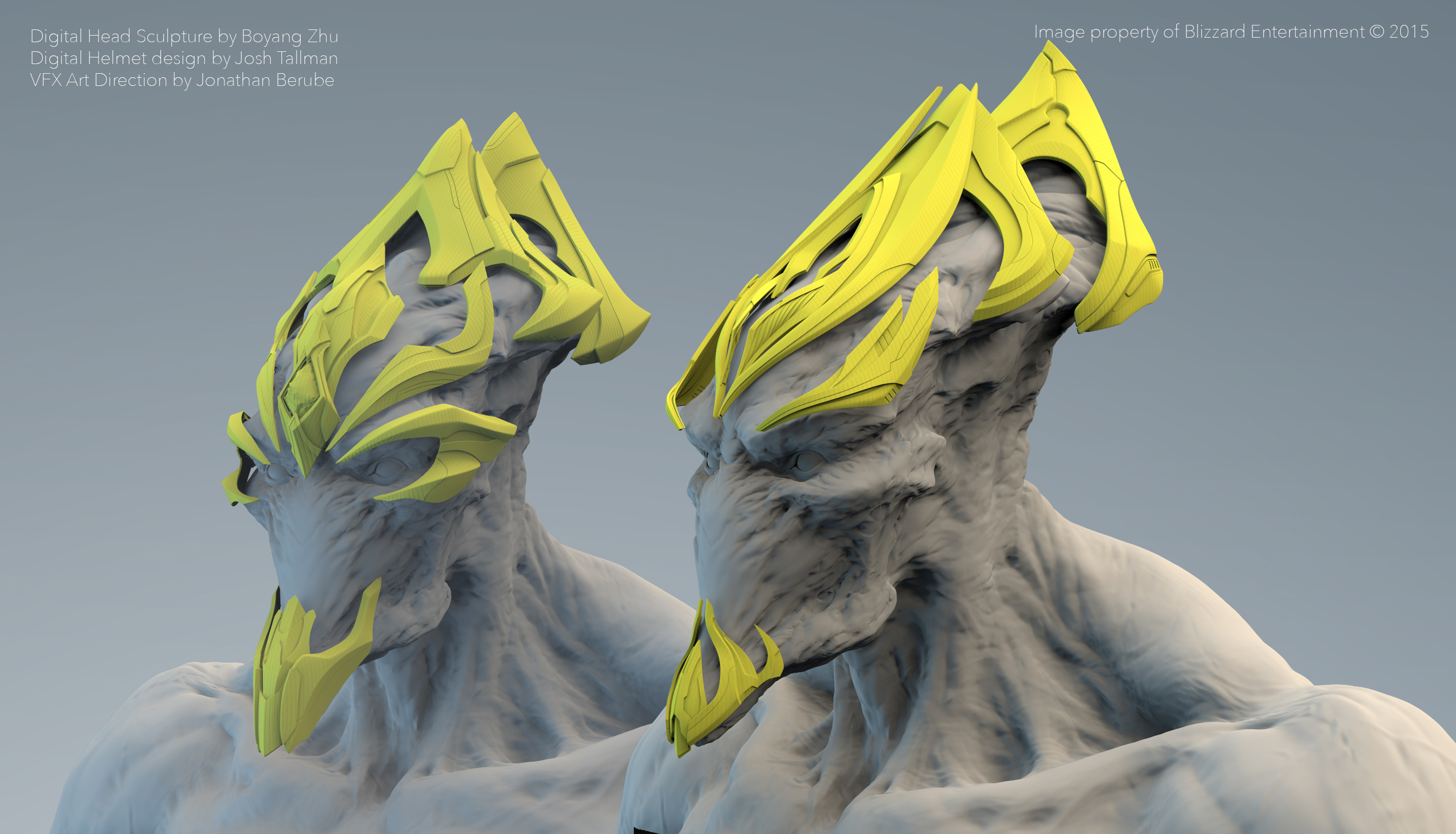 Jonathan Berube - Starcraft II Legacy of the Void Zealot Art Direction