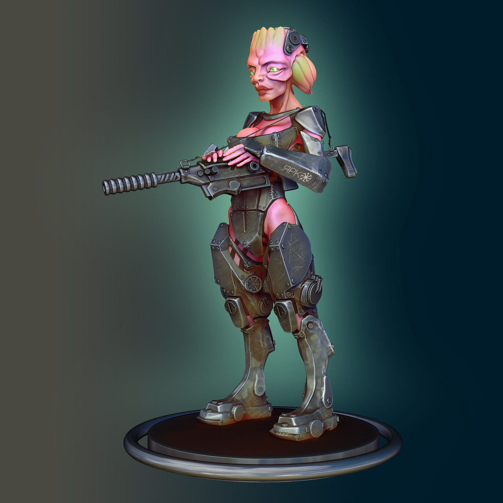 ArtStation - Alien warrior