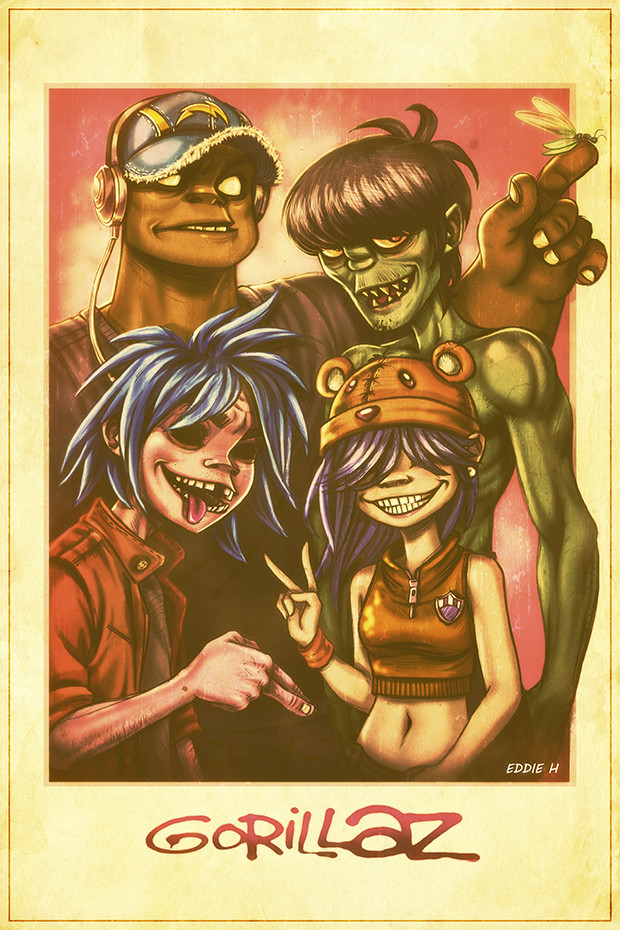 Eddie Holly - GORILLAZ FAN ART