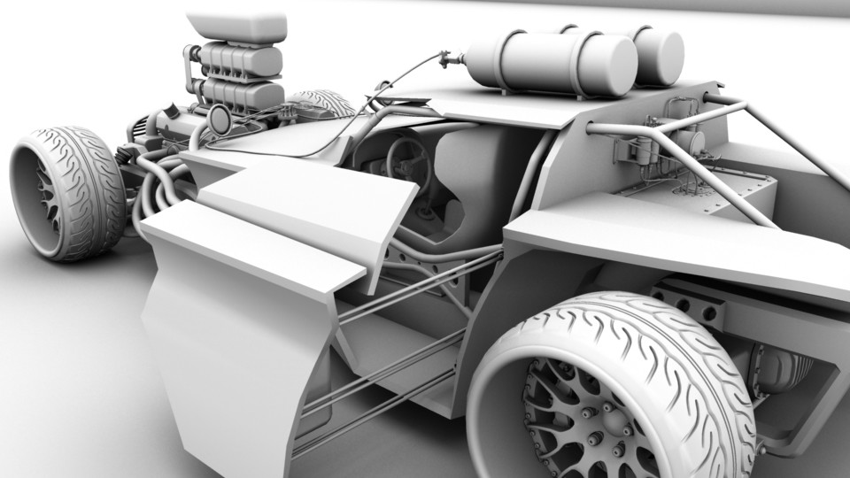 Gary Gu - Custom Hot Rod concept (school project 2013)