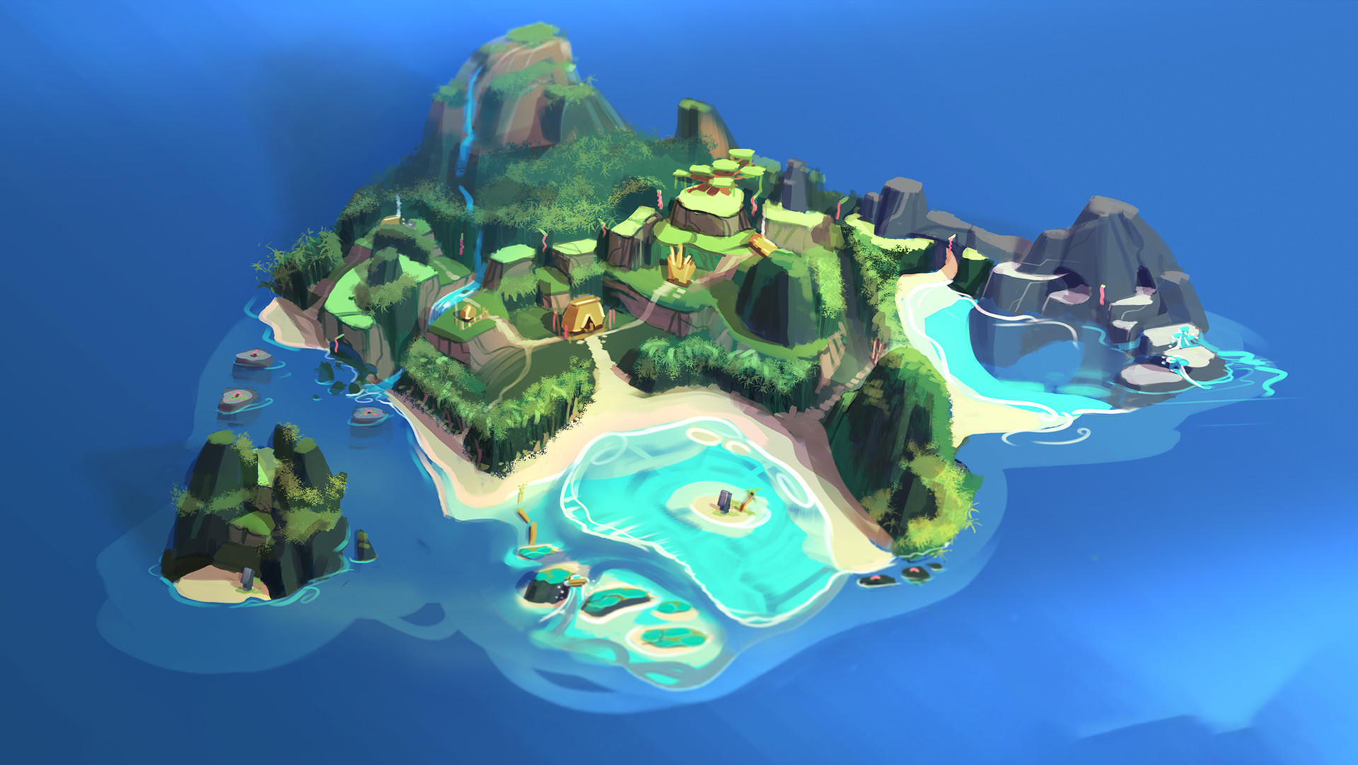 Damian Buzugbe - Moana world design - Disney Infinity 3.5