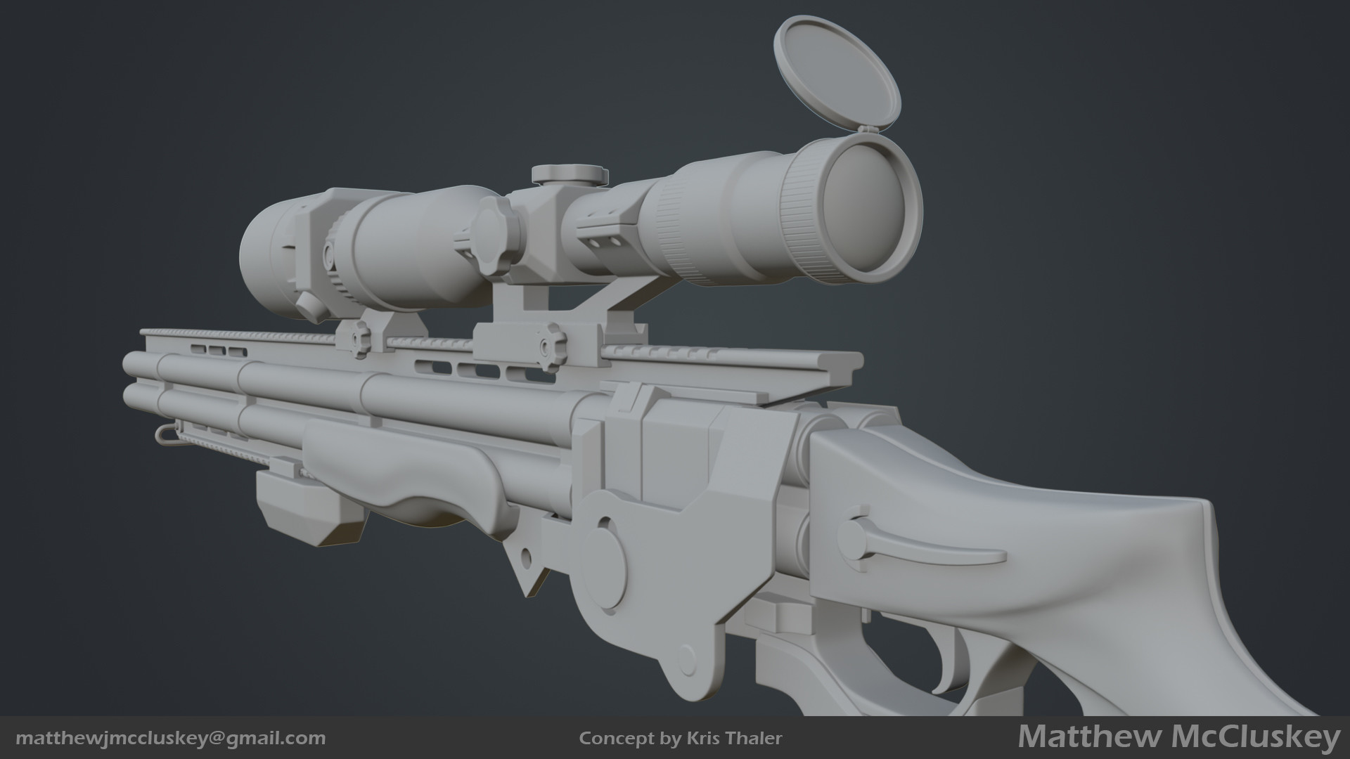 ArtStation - Quadbarrel Shotgun | High Poly
