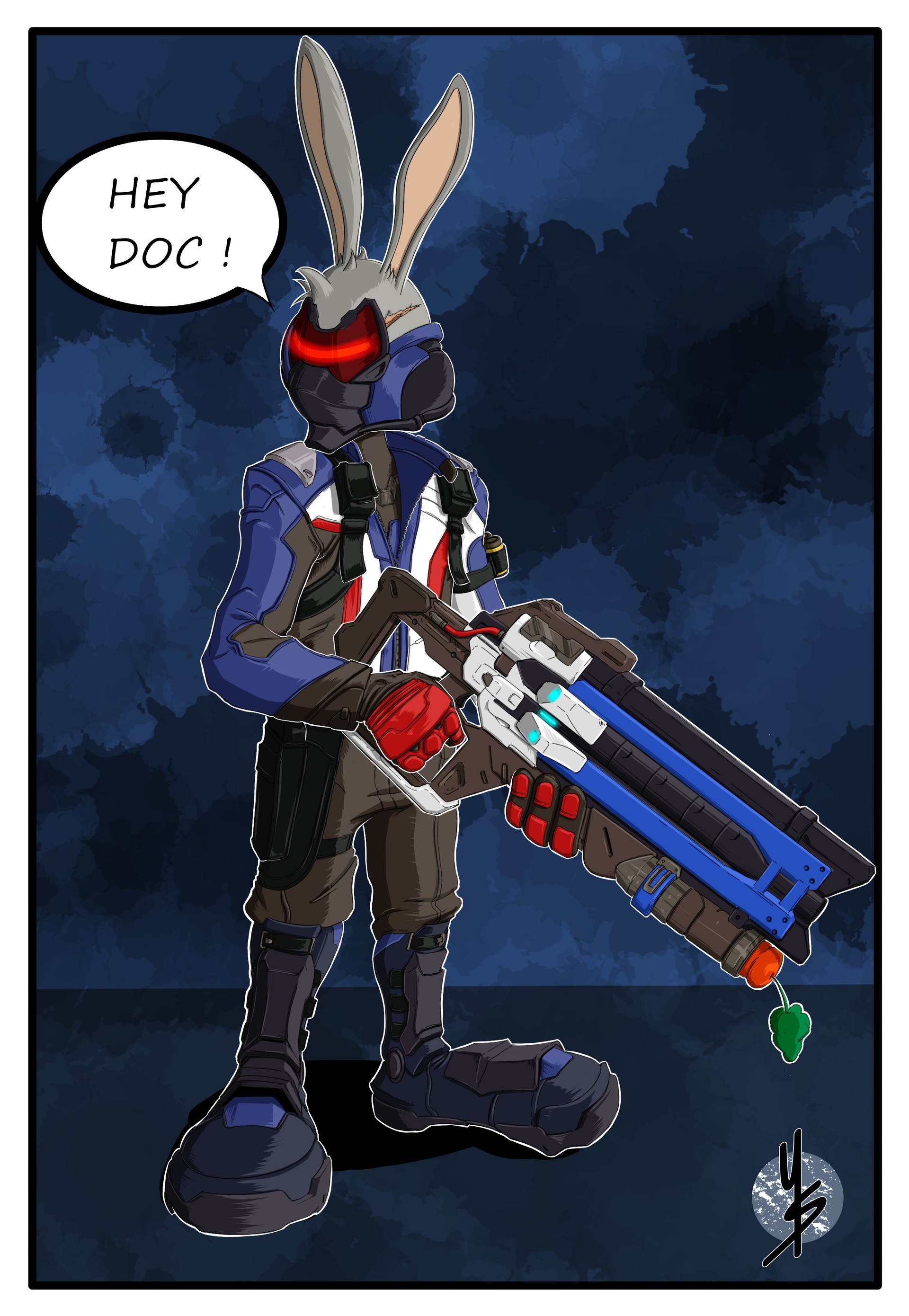 ArtStation - Bunny soldier 76