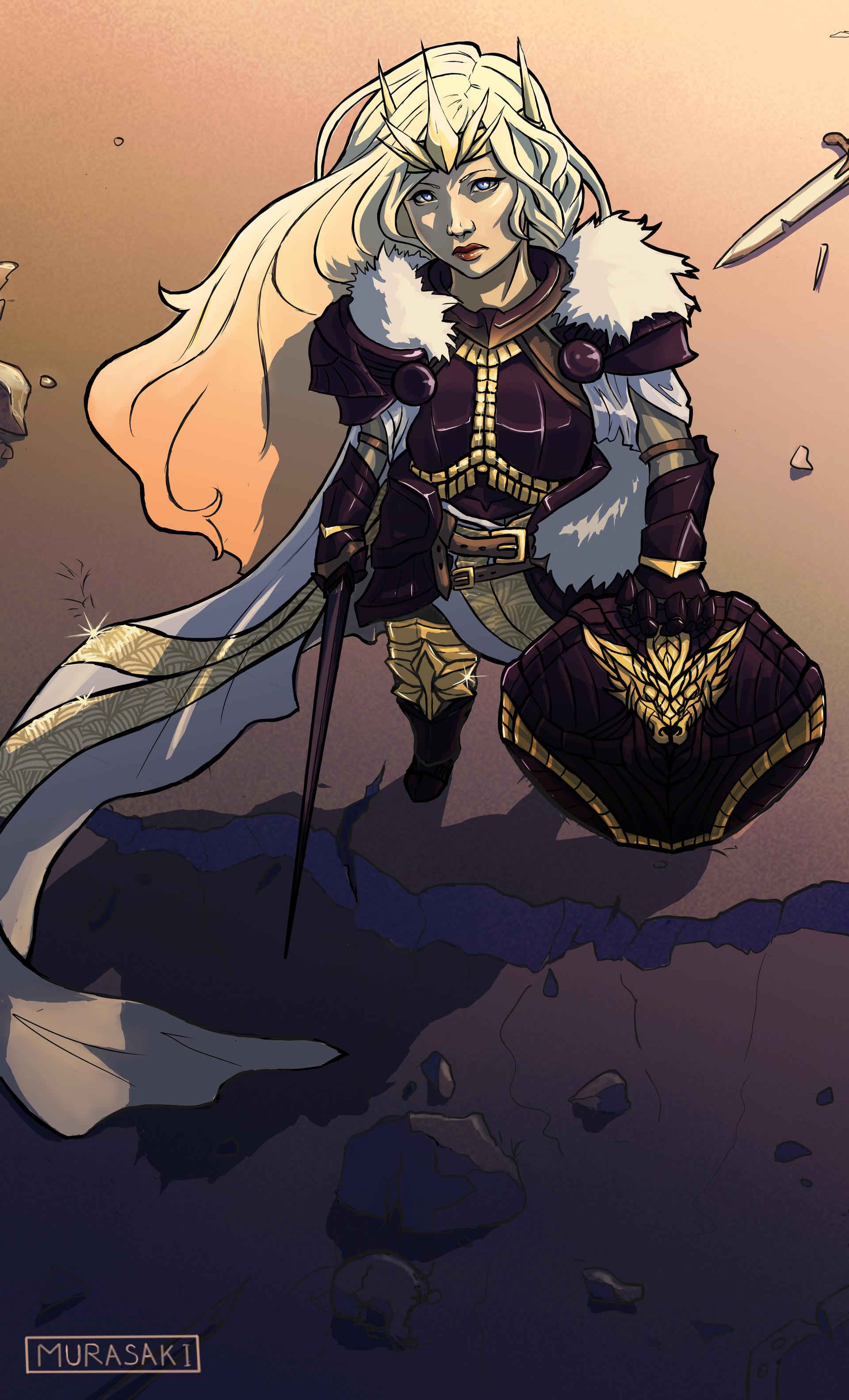 ArtStation - Character Illustration: The Dawn Will Come