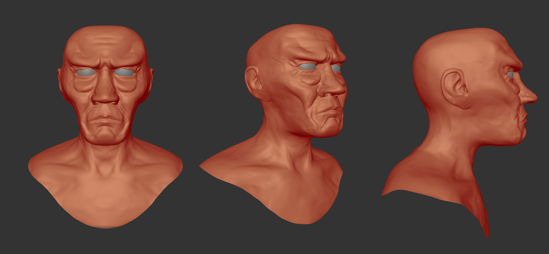 ArtStation - Old man 3D Modeling