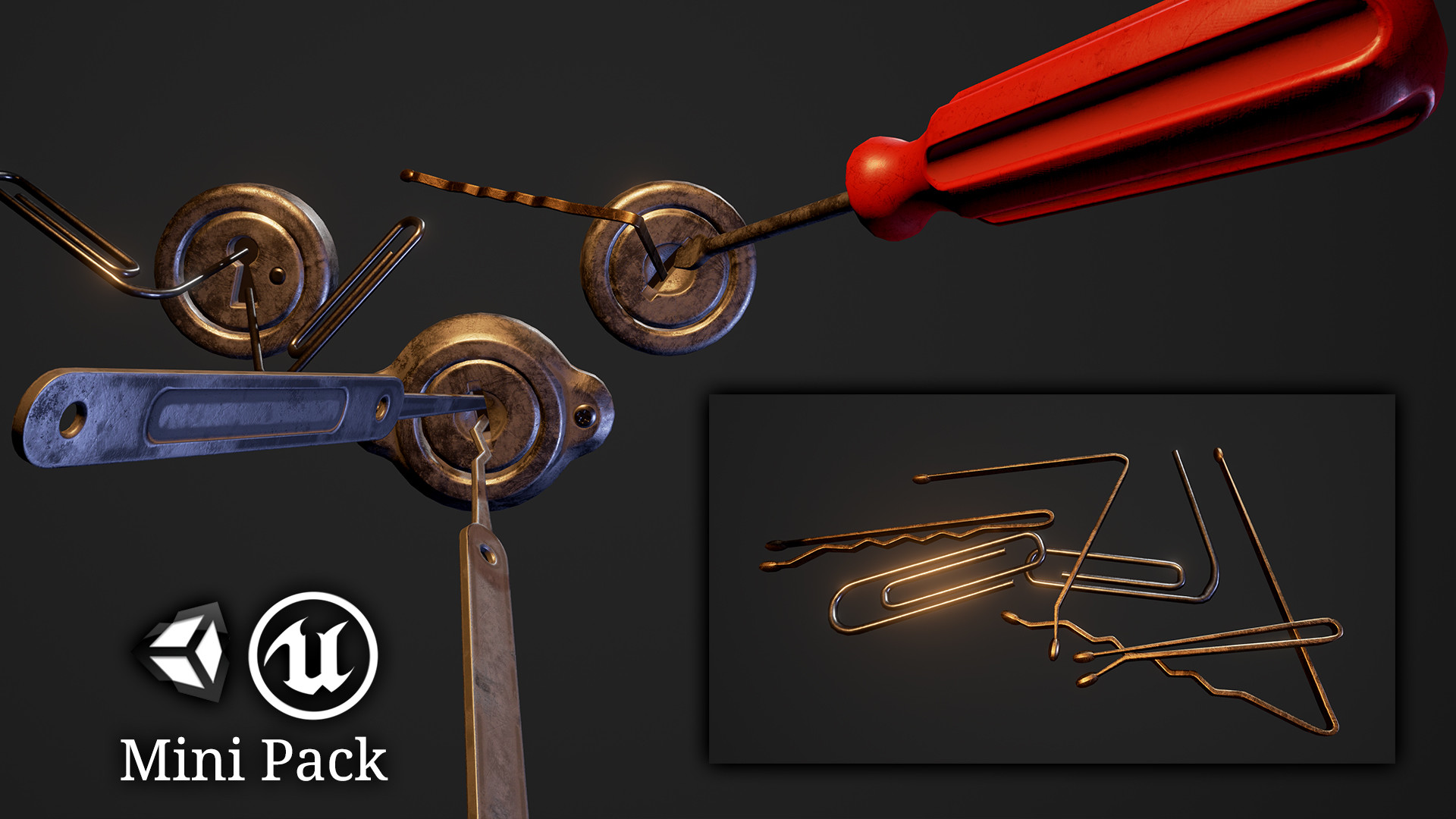 Warren Marshall - Mini Pack : Lockpick Kit