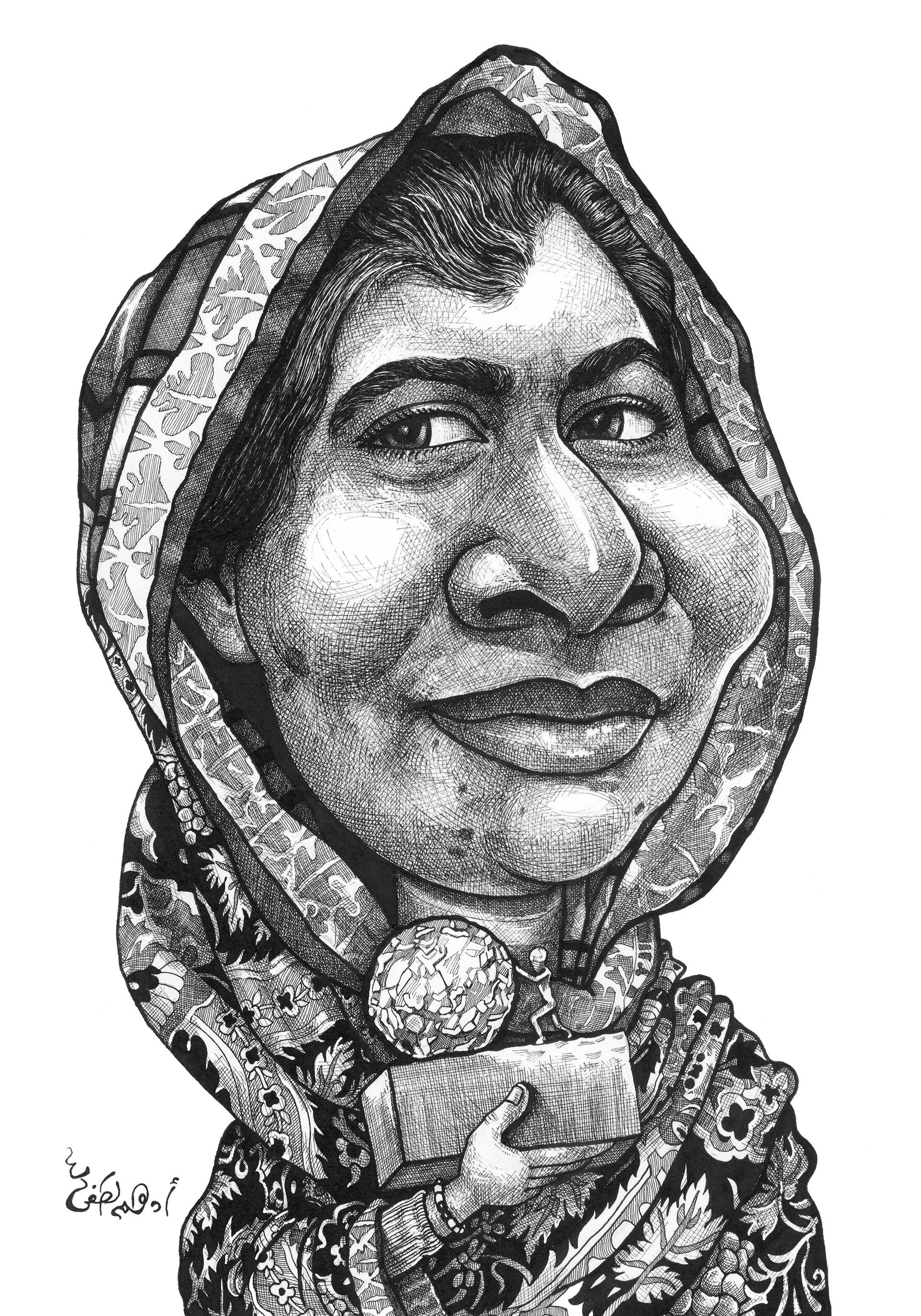 How To Draw Malala Yousafzai Easy
