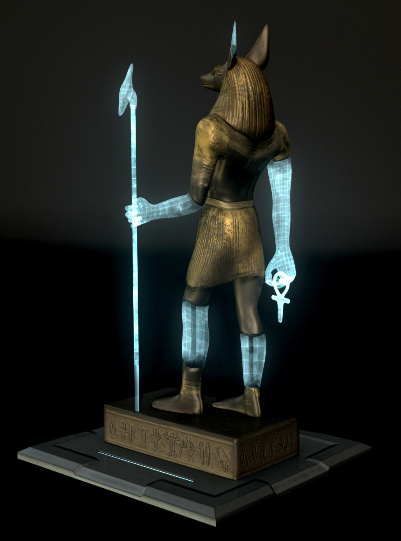 Jessica Kutrakun - Statue of Anubis Reconstruction