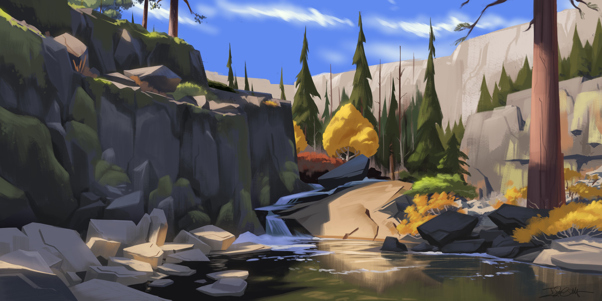 ArtStation - Desolation Wilderness