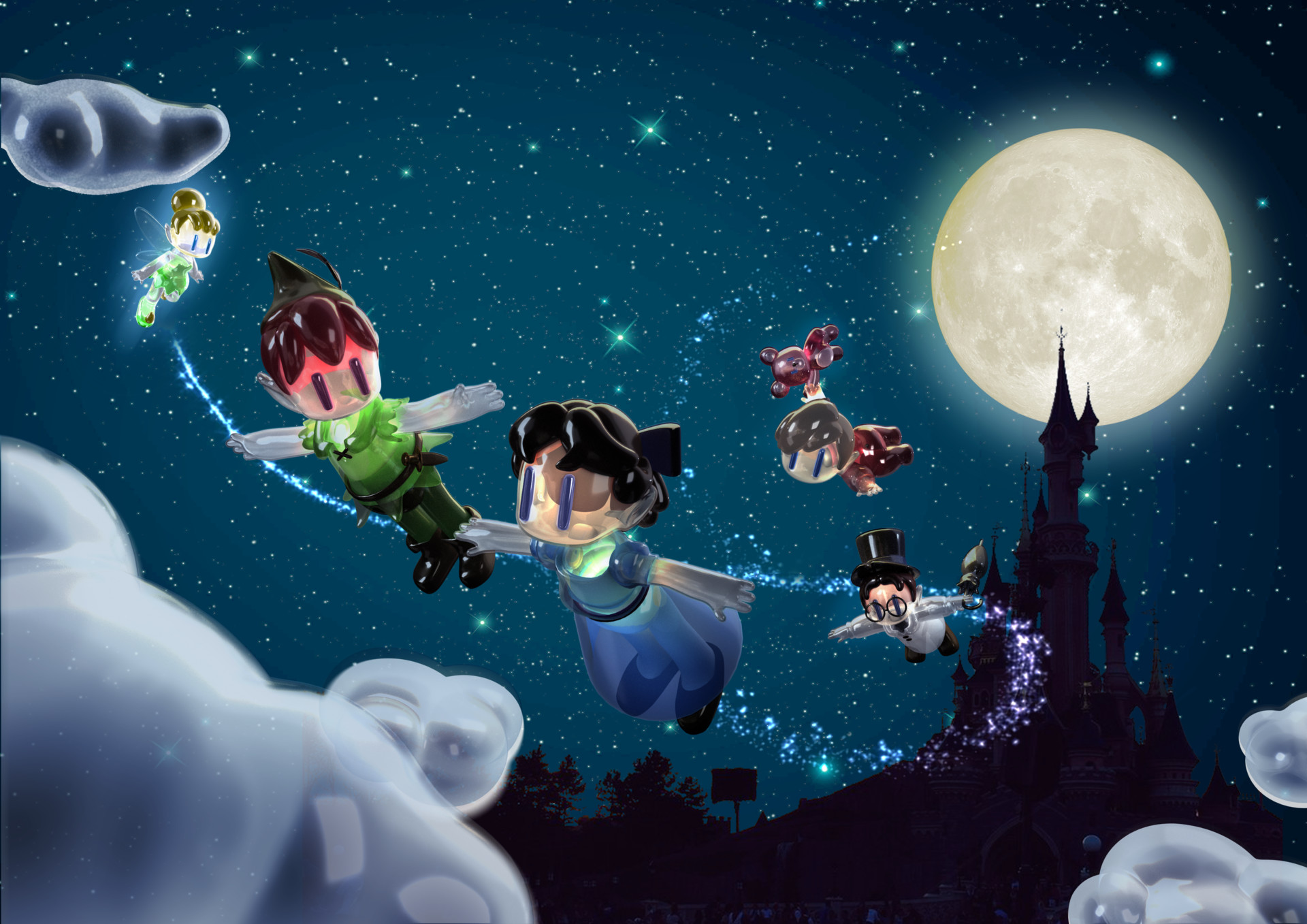 ArtStation - Light Bulb Peter Pan with Magic Dust