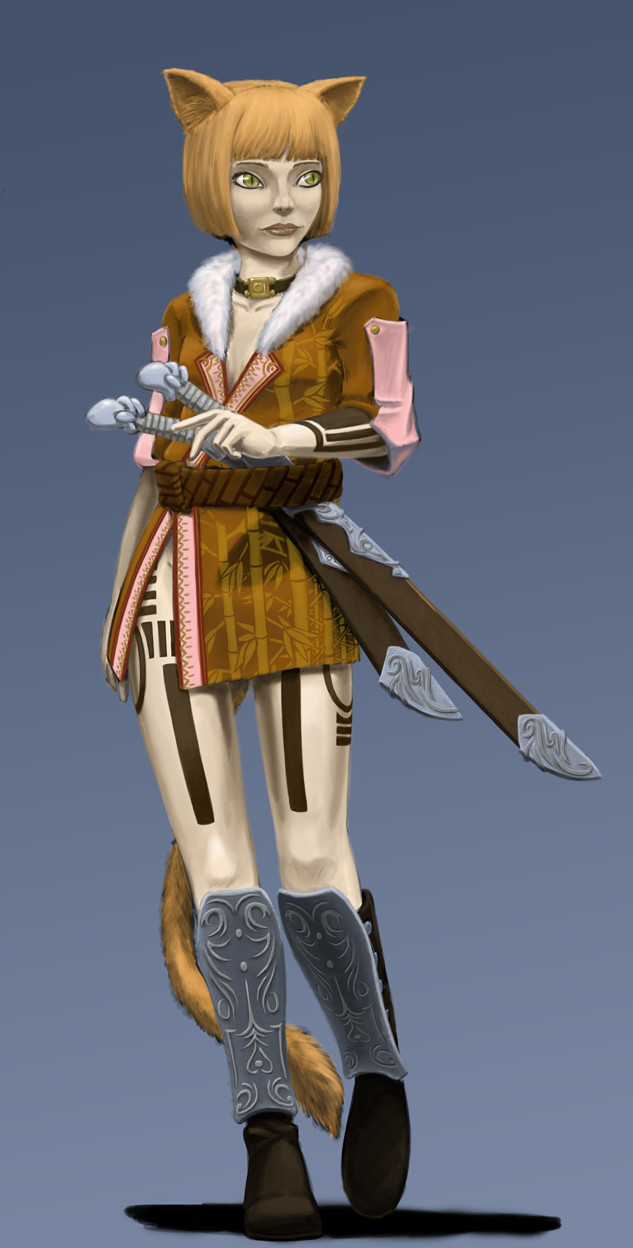 ArtStation - Neko Samurai