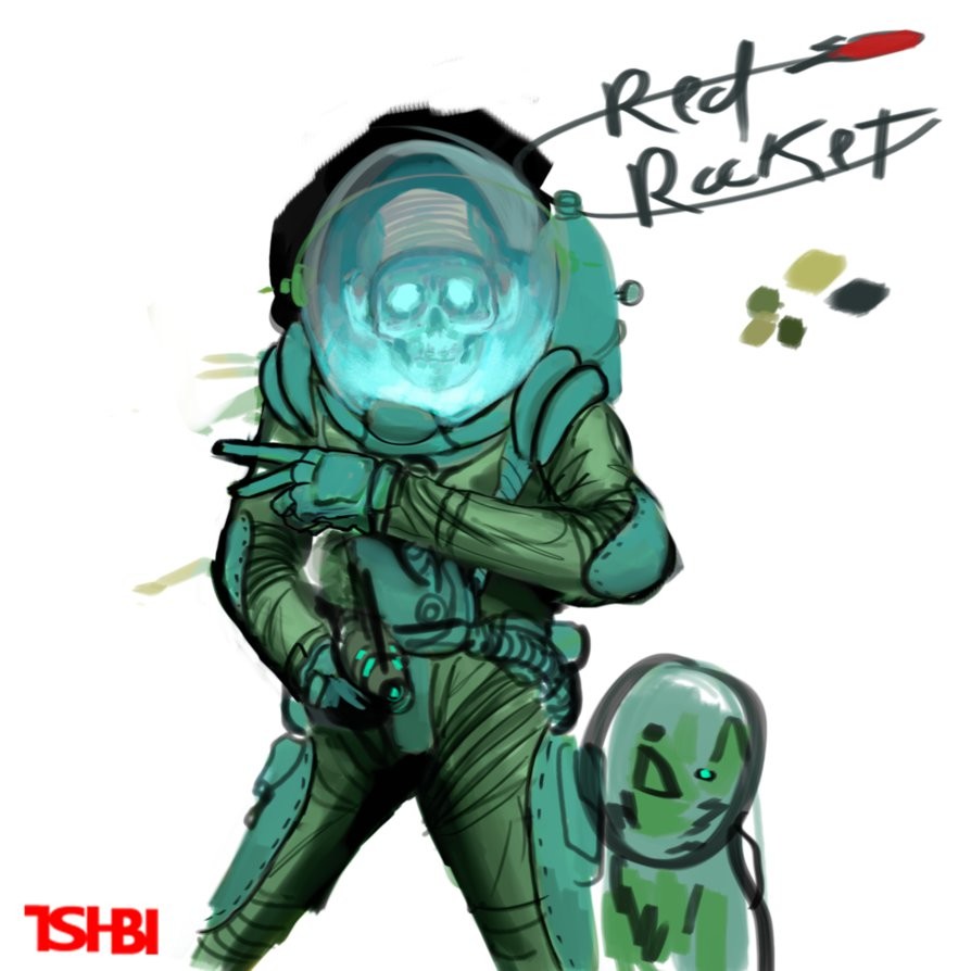 ArtStation - Red Rocket scrapped design