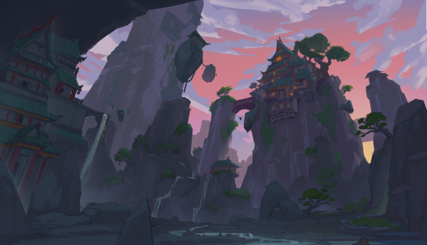 ArtStation - Asian style scene