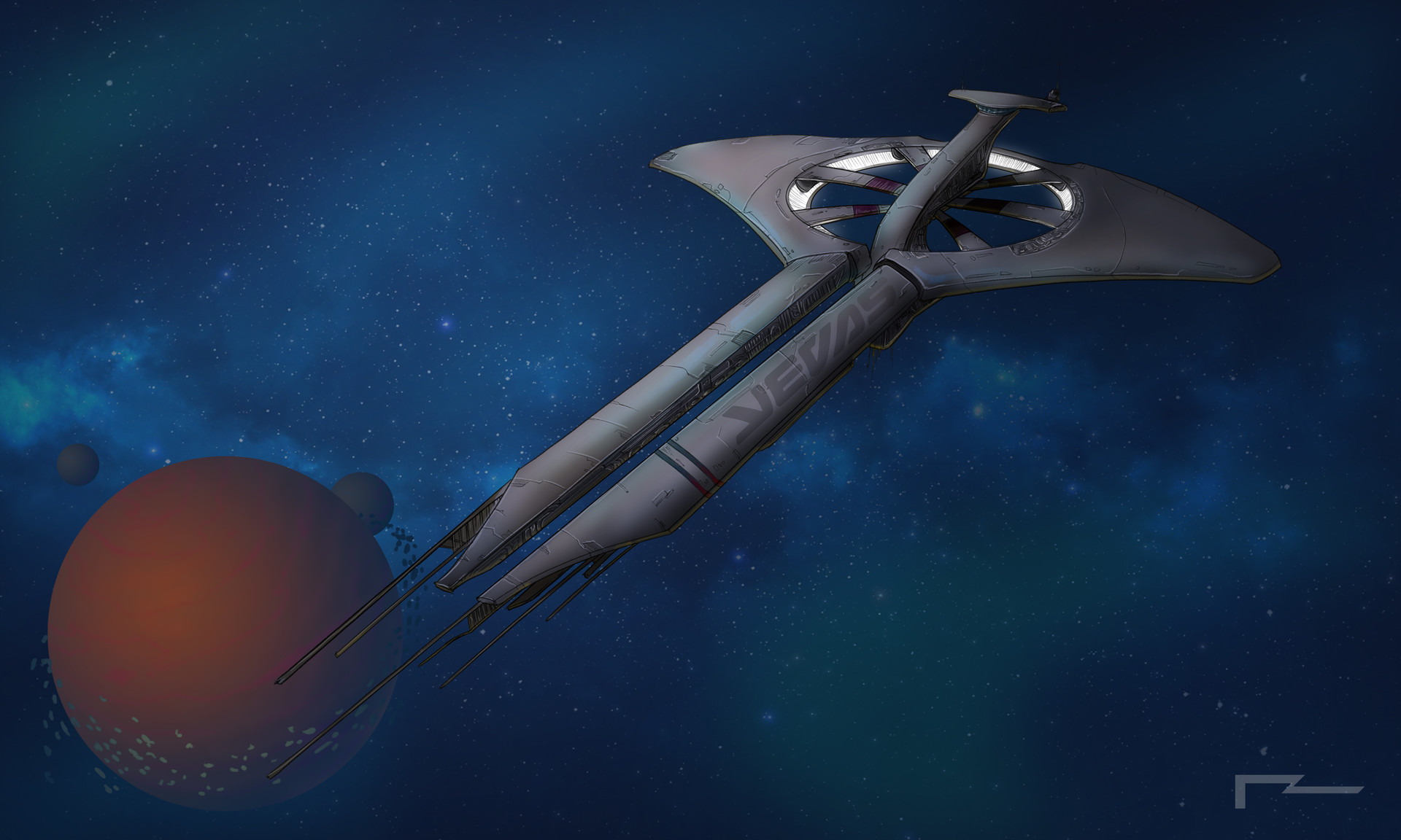 ArtStation - Yevas (spaceship)