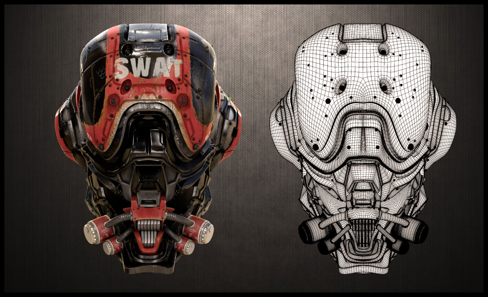 Mario Doni - Locust helmet