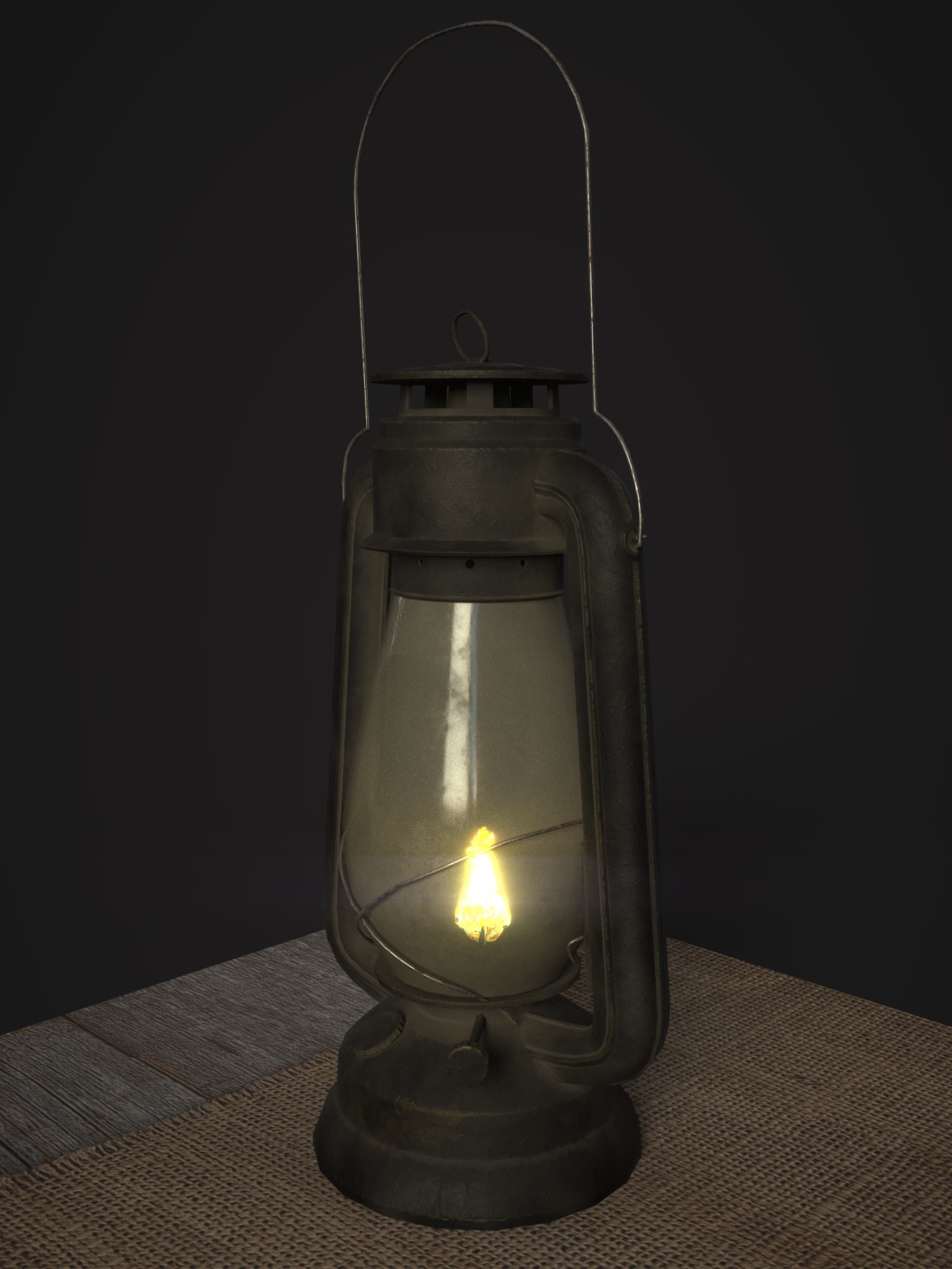 ArtStation - kerosene lamp