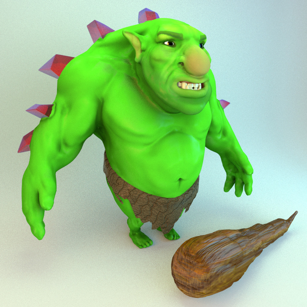 ArtStation - Chewing troll