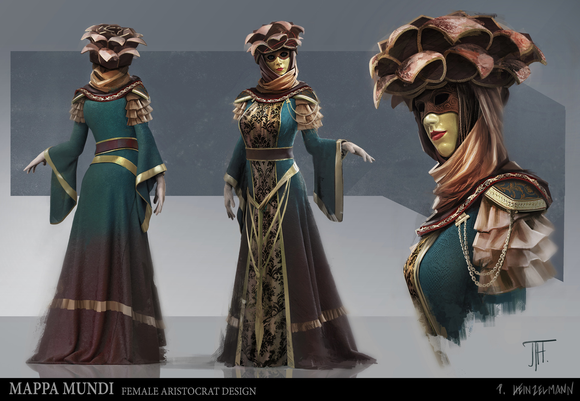 ArtStation - Female Aristocrat Design