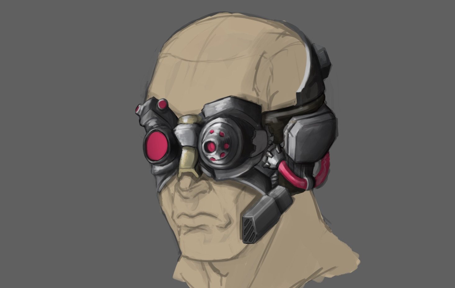 Forrest Anthony - Engineering Mechanical Goggles concept art