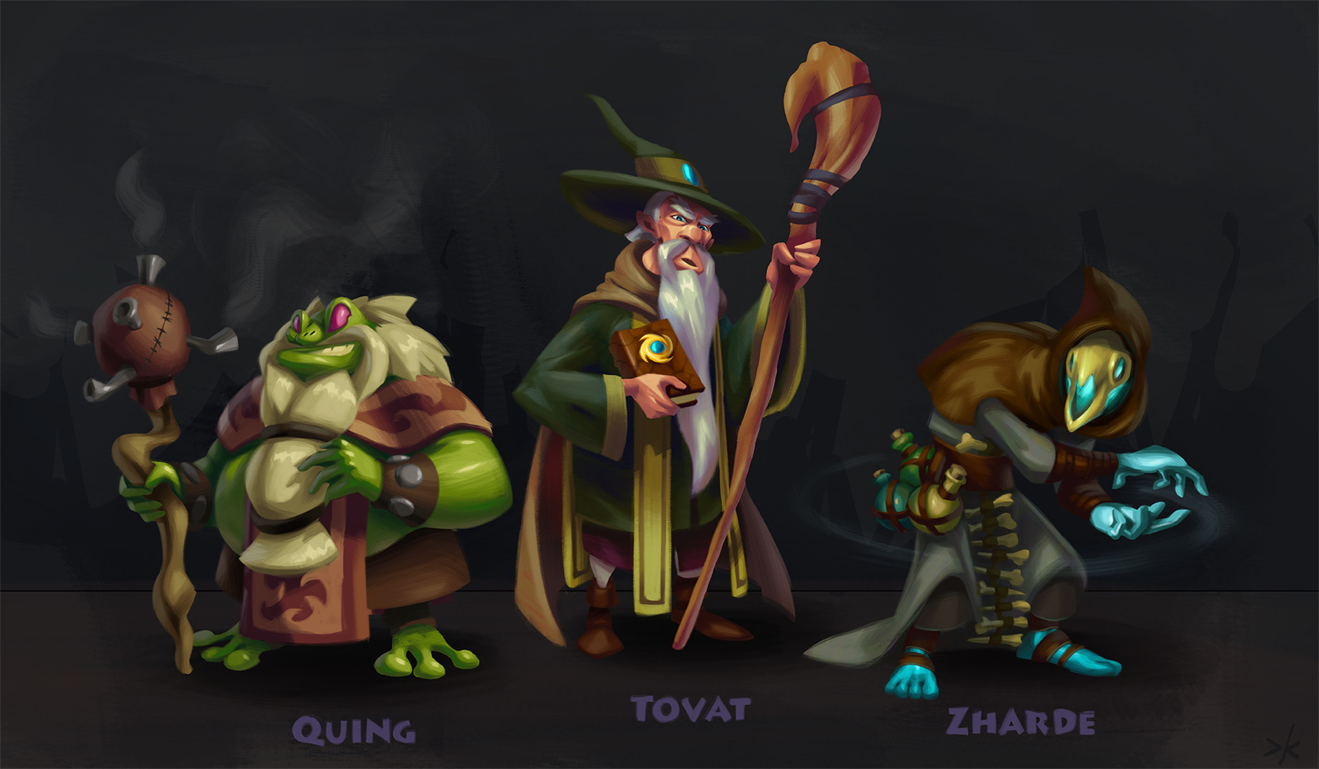 ArtStation - three wizards
