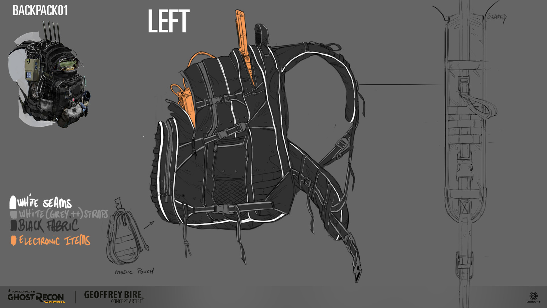 Geoffrey Bire - GHOST RECON WILDLANDS - UNIDAD design & characters concepts