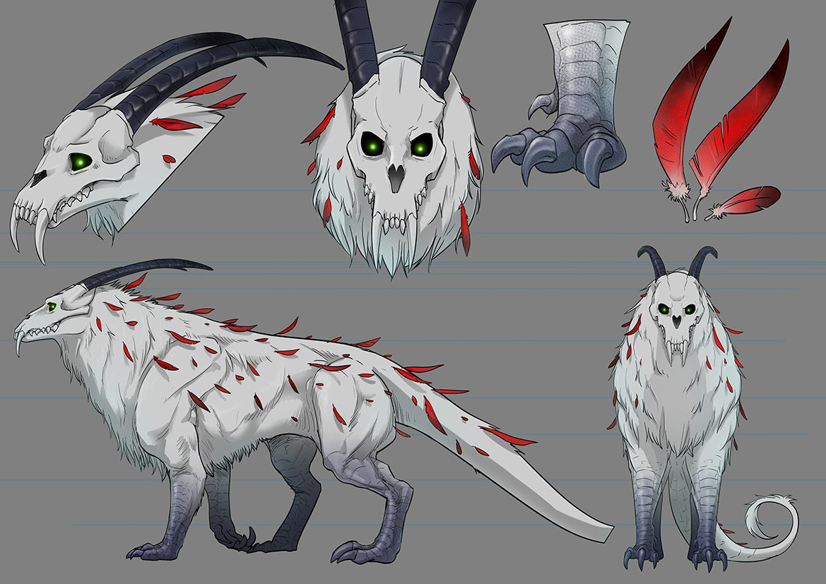 ArtStation - 1/10 Curse Character Design