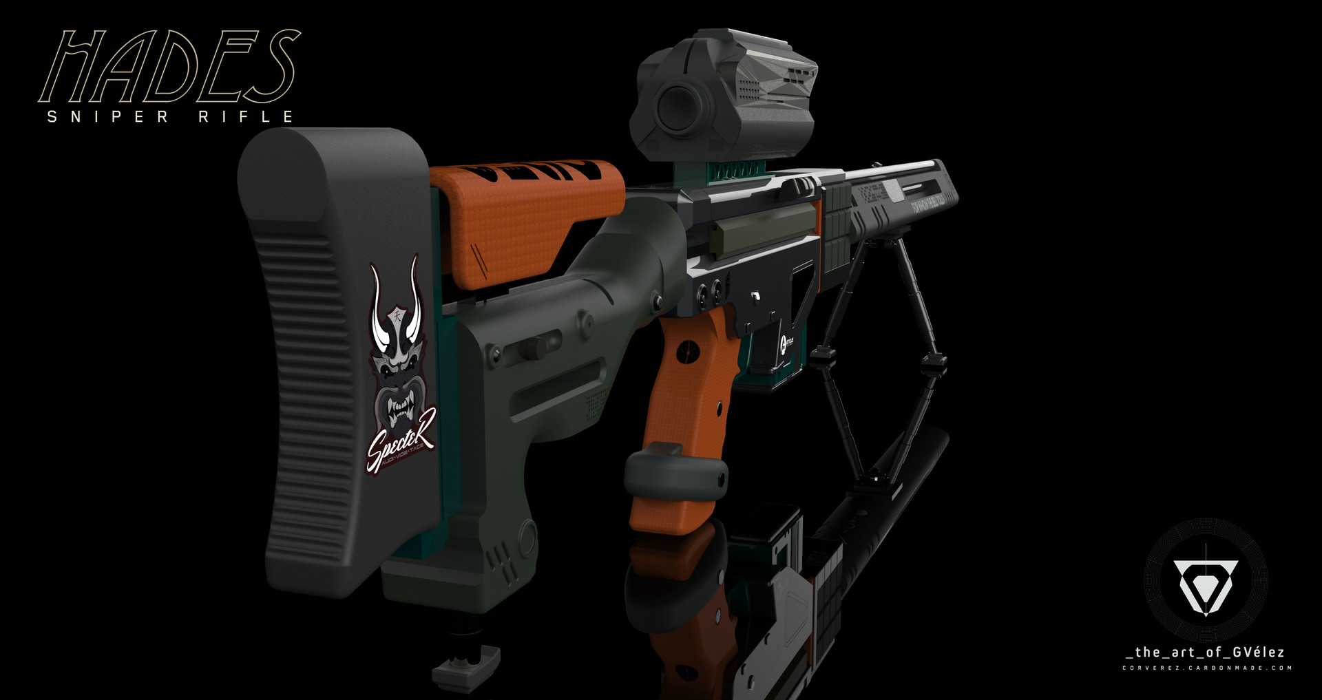 Gerardo Elías Vélez - HADES sniper rifle