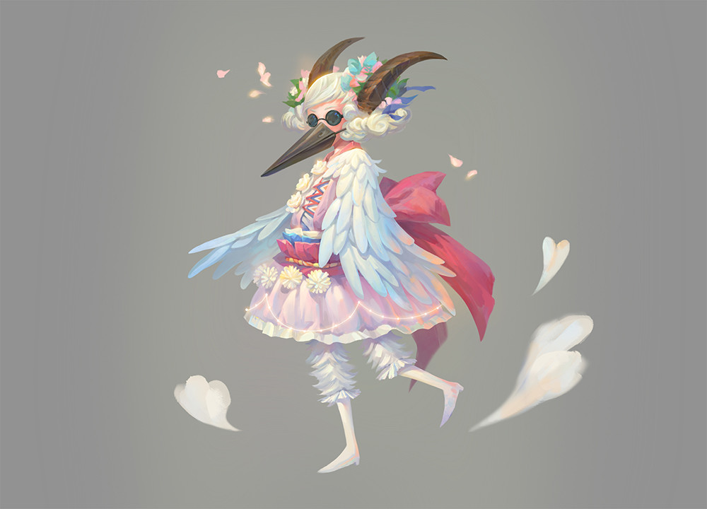 ArtStation - a strange girl