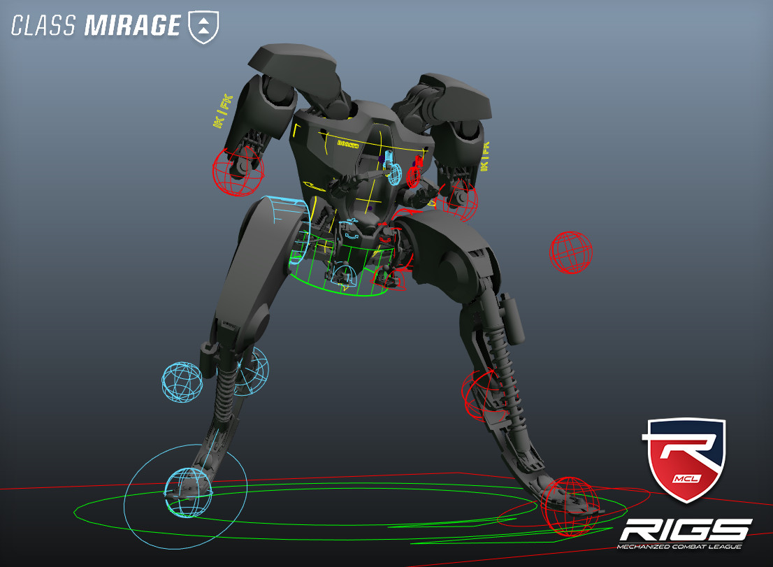 Luke Maskell - Rigs MCL, Animation Rigs