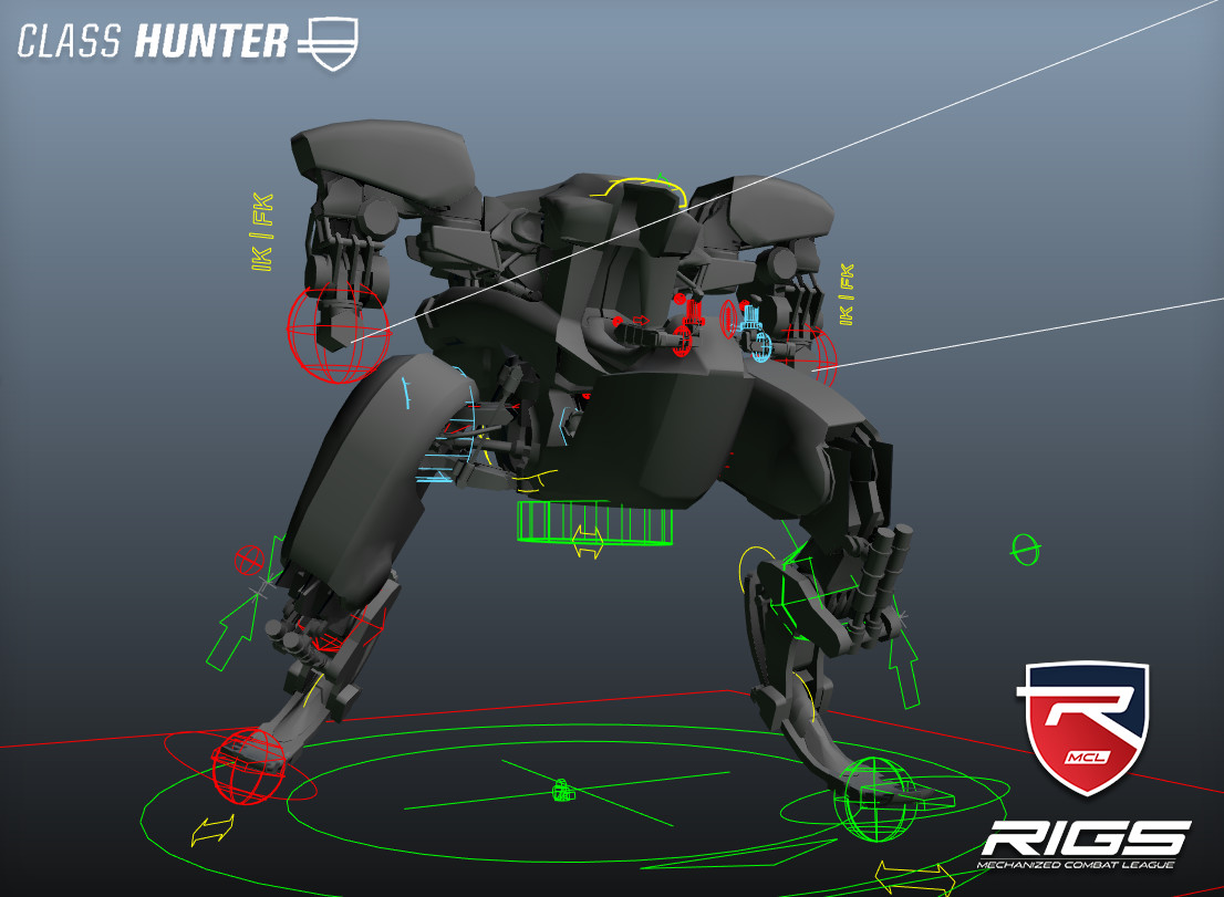 Luke Maskell - Rigs MCL, Animation Rigs