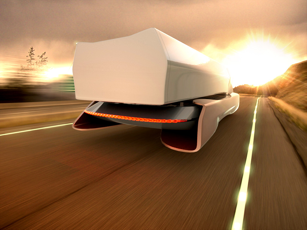Lucas Sein - Scania Maglev Truck Concept