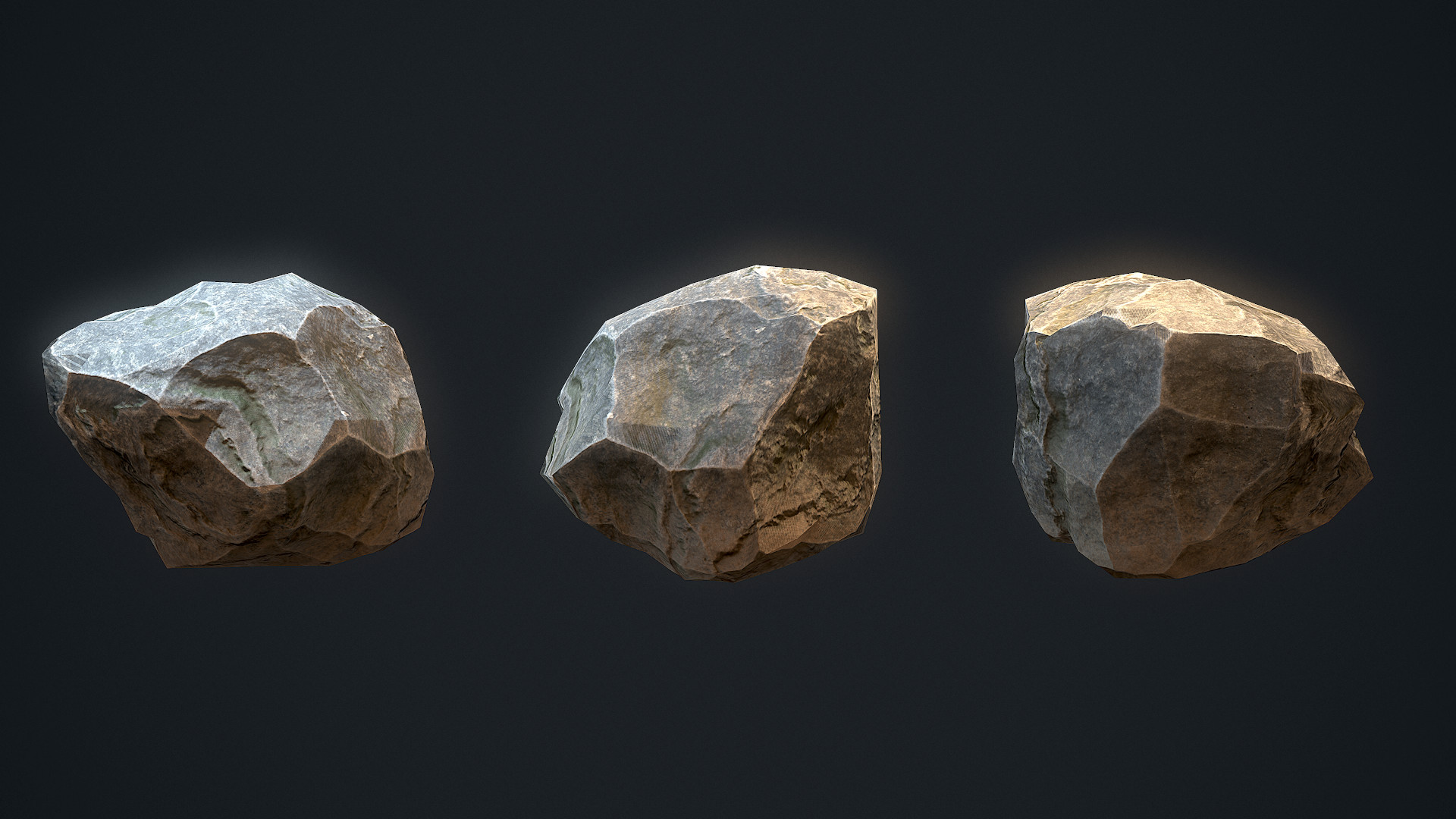 ArtStation - Low Poly Rocks